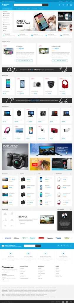 Electronics Store - Purpleno Website design